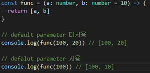 (JS/TS) 함수의 파라미터 초기값 설정하기 | cckn's Devlog